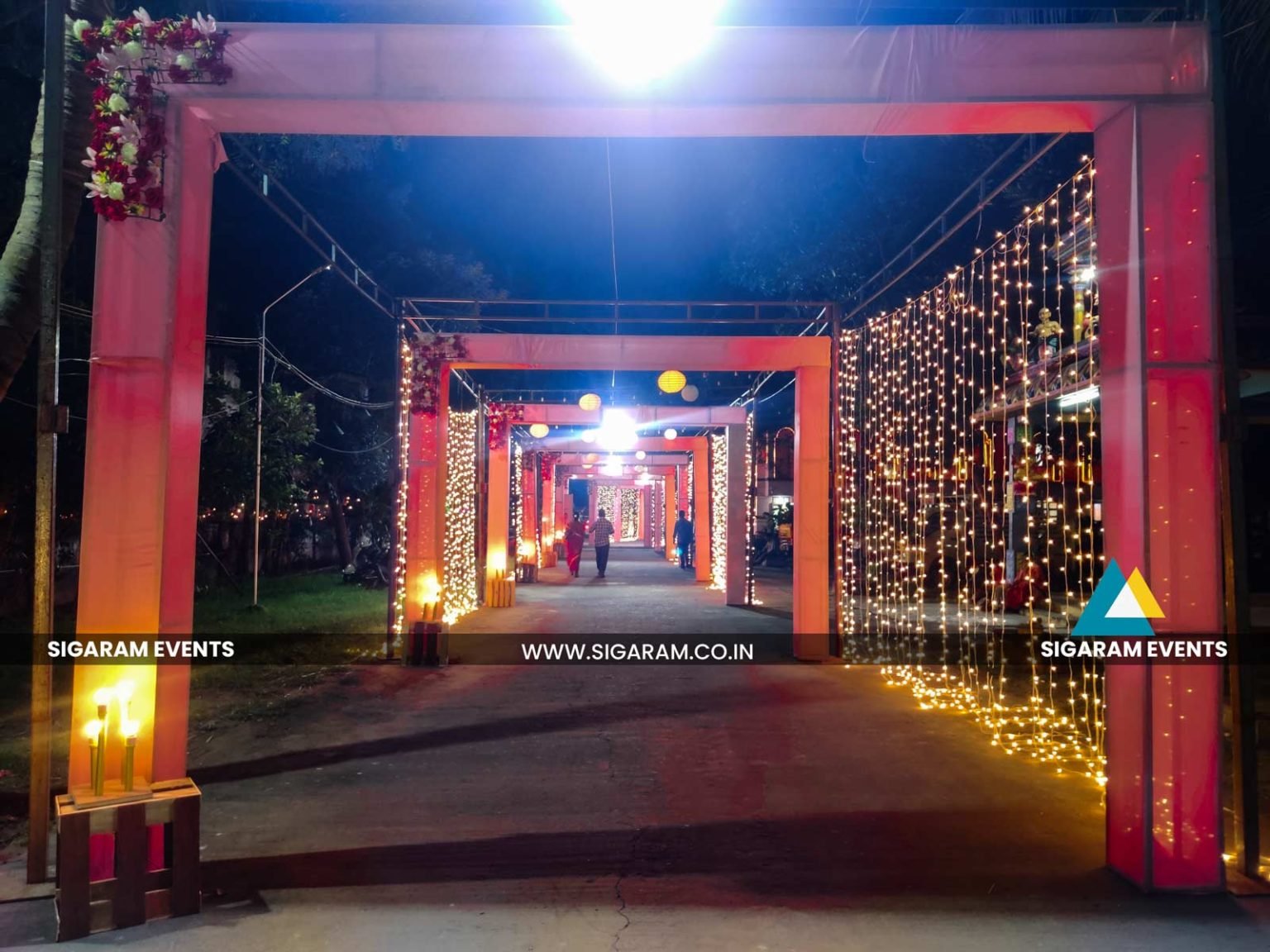 Reception & Wedding stage decoration at Sugam Kalyana Mandapam ...
